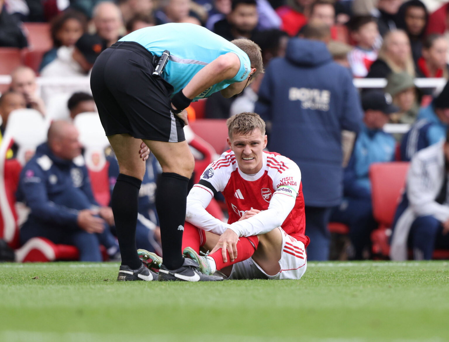 Arsenal Captain Martin Odegaard Faces Fresh Injury Concern After West ...